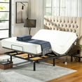 Zinus 14" Jared Adjustable Bed Frame Metal Base with Wall Hugger, Twin ...