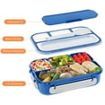 Lieberwell Reusable Bento Boxes, 4 Compartment, Microwave & Dishwasher ...