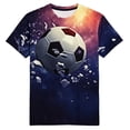 BOOMNY Baby Boys Short Sleeve Soccer T-Shirts Crew Neck Cartoon ...