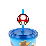 Super Mario Bros. Character 16oz Acrylic Travel Cup with Unique 1-Up ...