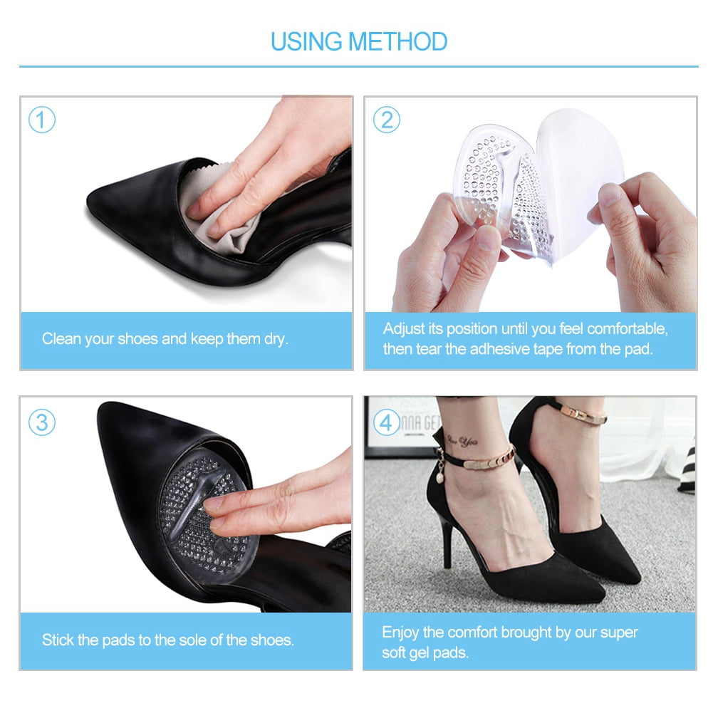 Buy Ball Of Foot Pads, Comfortable Forefoot Metatarsal Pads, For Shoe ...