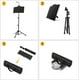 Donner Sheet Music Stand with Light, DMS-1 Portable Metal Ipad Music ...