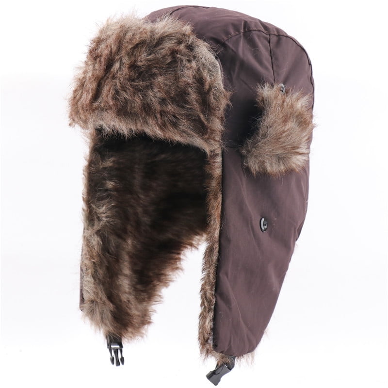 Click here for Chockeie Unisex Faux Fur Winer Trapper Bomber Hat... prices