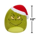 Squishmallows Official Plush 12 inch Fuzzamallow Grinch - Childs Ultra ...
