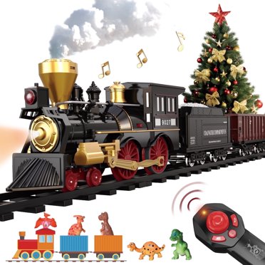 Huge Wave Train Set with Remote Control, Electric Train Track for Kids ...