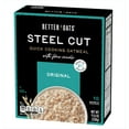 Better Oats Original Steel Cut Instant Oatmeal, Flax Seed, 10 Packets ...