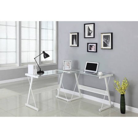 Santorini L-Shaped Computer Desk, Multiple Colors - Walmart.com