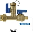 Midline Valve Tankless Water Heater Kit- Set of 2 Heavy Duty Hot and ...