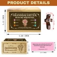 Granddaughter Bible Verse Box, Maple Wood Scripture Box with 150 Color ...