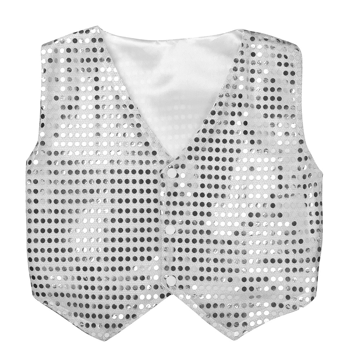 Click here for Jizyo Girls Boys Sequins Vest Waistcoat Kids Metal... prices
