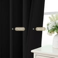 Blackout Curtains for Bedroom, Black Out Curtains 96 Inch Long, Black ...