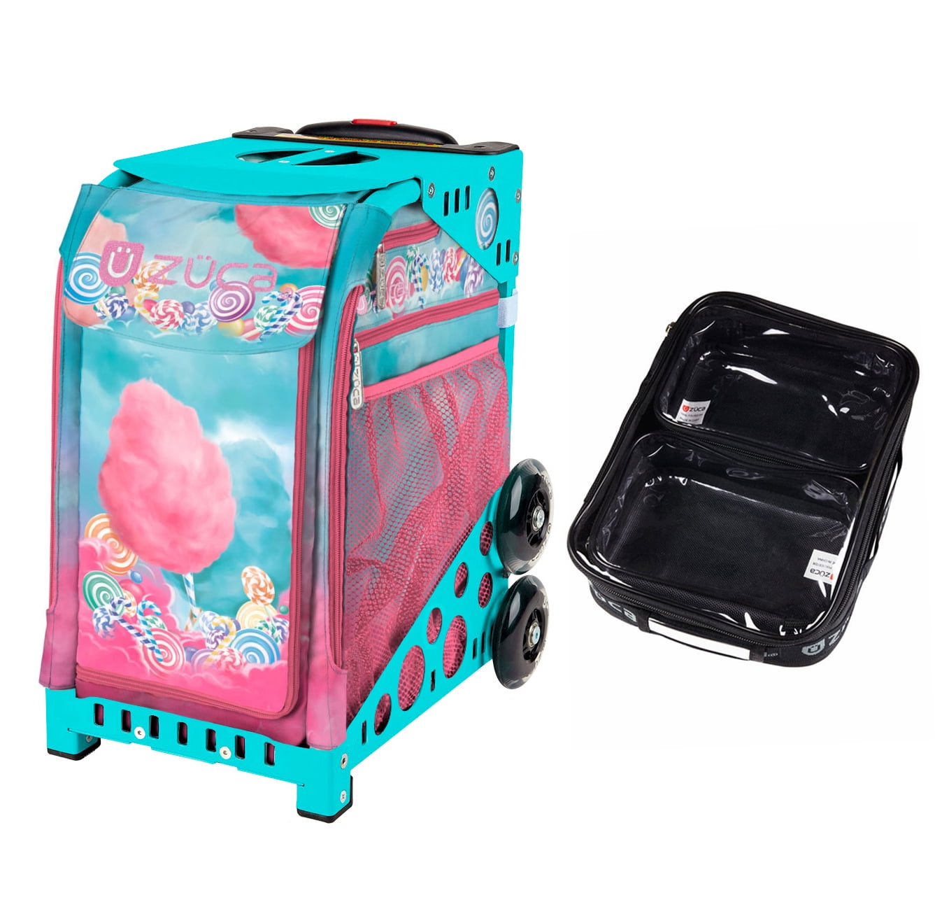 Zuca Sport Bag - Cotton Candy (Turniquoise Frame) with FREE One Large ...