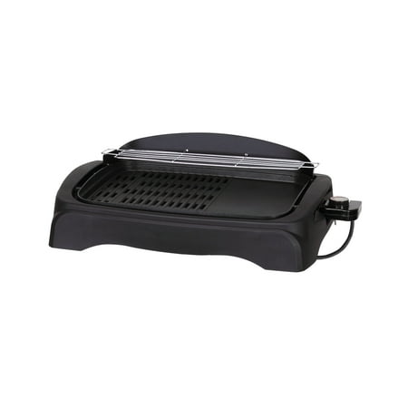 Tayama Non-Stick Electric Grill Ribbed and Solid Surface - Walmart.com