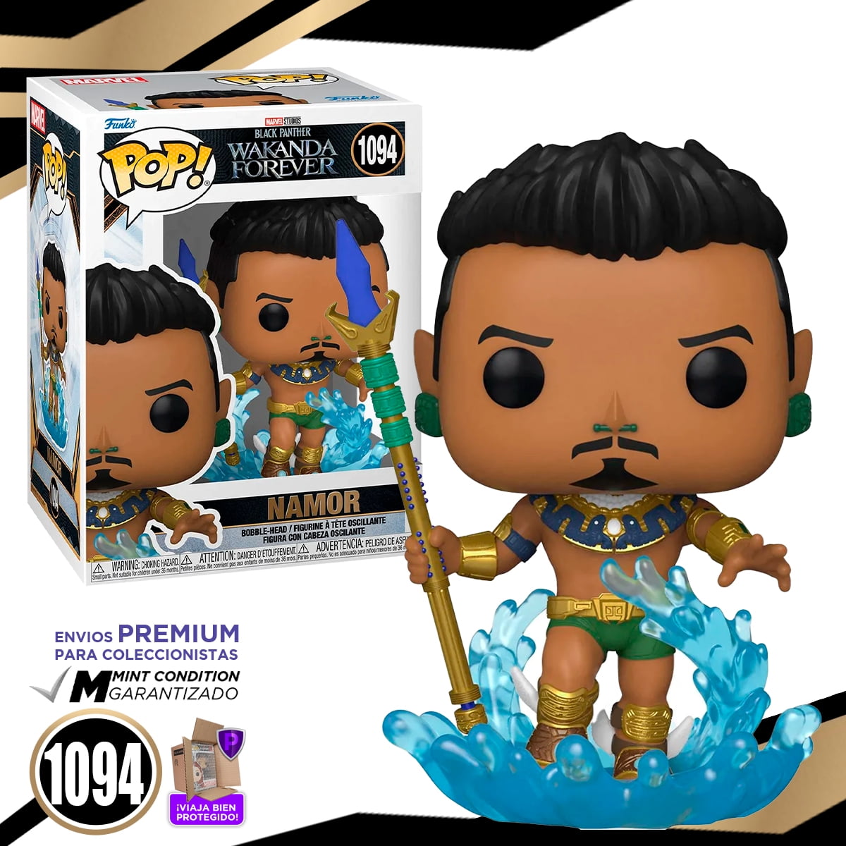 Funko Pop Namor #1094 Funko Pantera Negra Wakanda Por Siempre Marvel ...