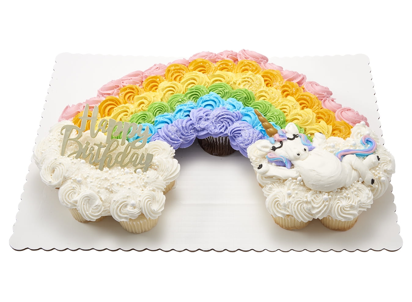 Pastel Unicorn Cupcake Cake - Walmart.com