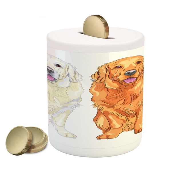Golden Retriever Piggy Bank For Boys Golden Retriever Piggy Bank Dogs ...
