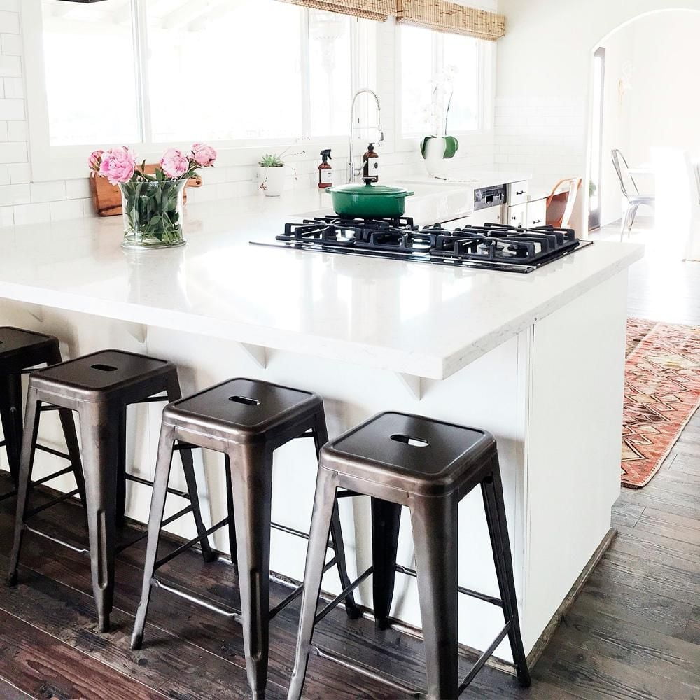 Click here for Heavenly Collection Gunmetal Metal Counter Stool prices