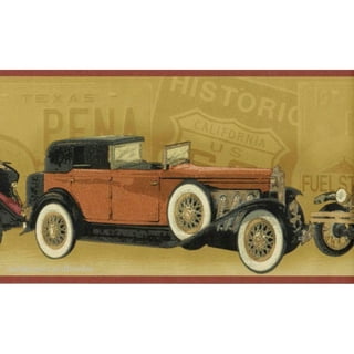 Classic Cars Wallpaper Border Walmart