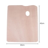 Wood Painting Palette Board Coloring Arts Oil Paint Paint Color Mixing ...
