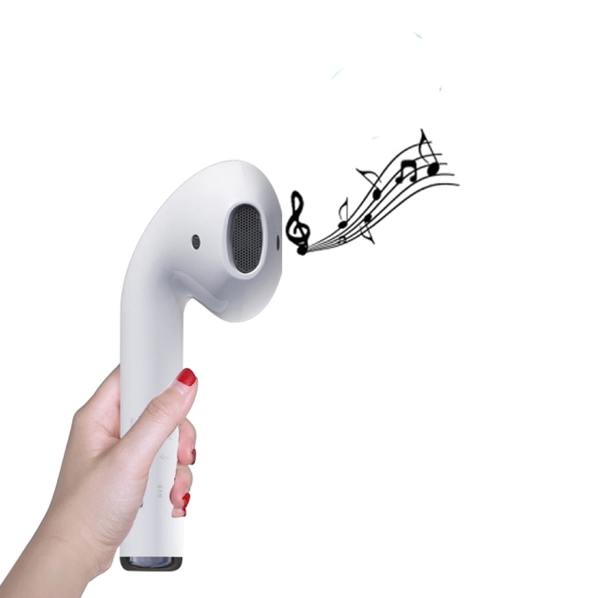 Giant Wireless Bluetooth Air Pod Shaped Speaker FM Radio AUX Microphone ...