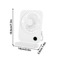 Kchsji USB-Powered Thin Portable Multi-Functional Fan Strong Wind Super ...