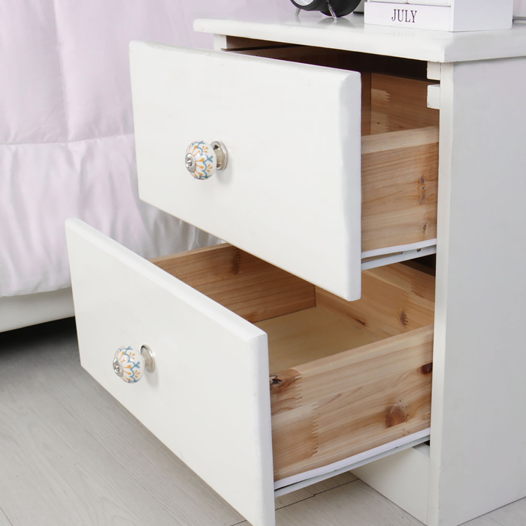 Ceramic Knob Drawer Round Pull Handle Cupboard Shoe Cabinet Wardrobe ...