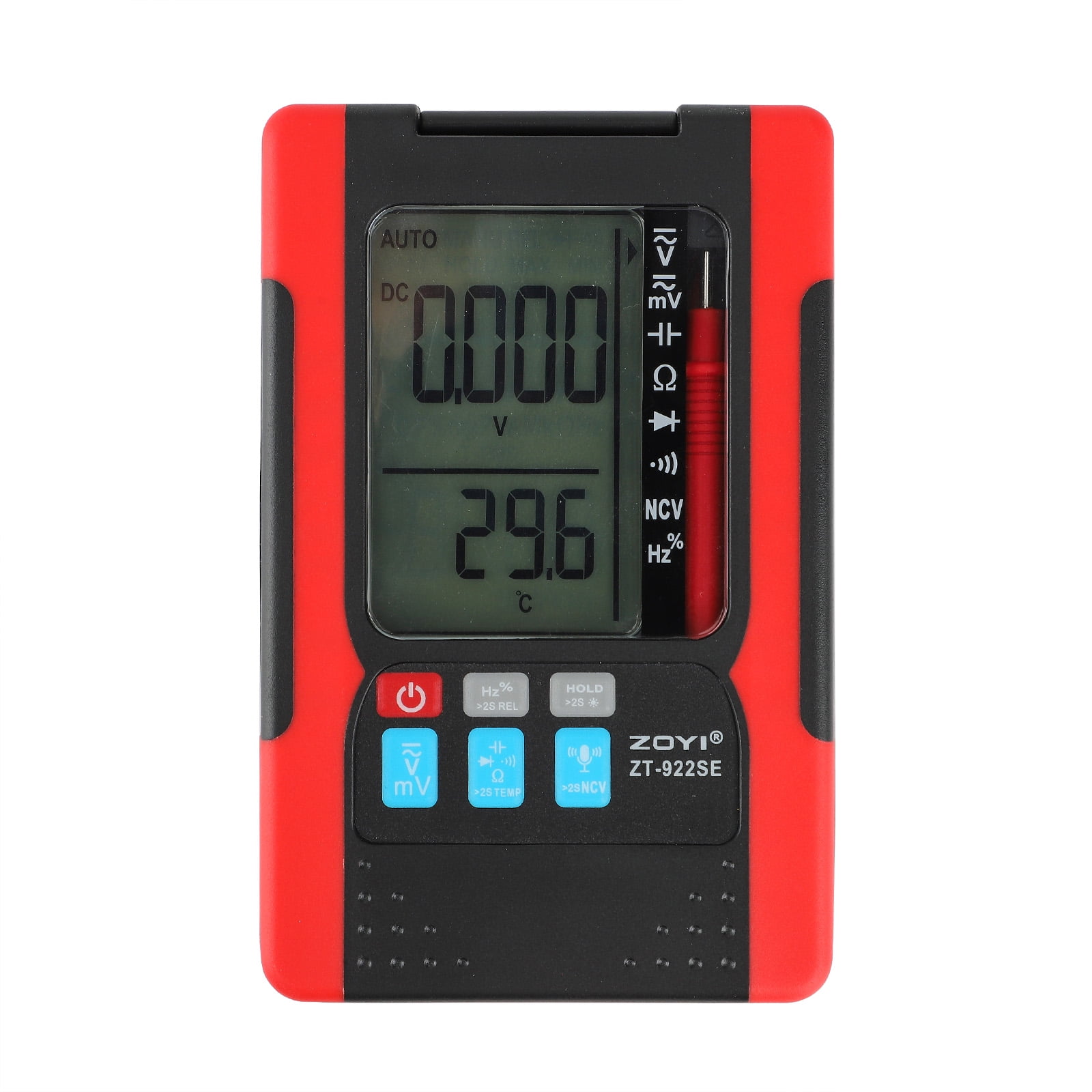 Digital Multimeter Multi-function Test Clamshell Design Flashlight PC ...