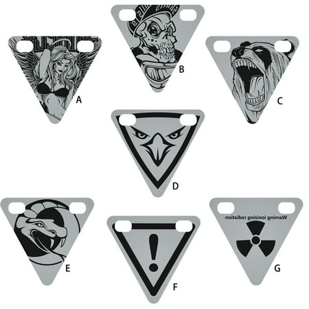 Bike Reflective Sign Metal Triangular Cycling Reflector Reflective Sign ...