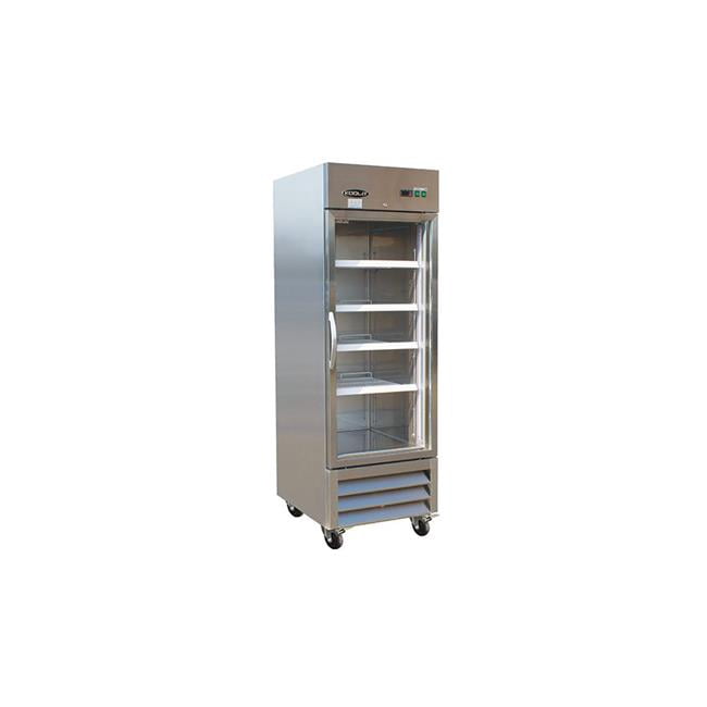 Ikon KB27RG Single Glass Door Bottom Mount Refrigerator - Walmart.com