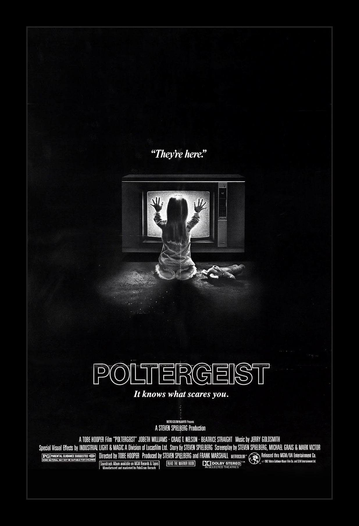 POLTERGEIST - 11x17 Framed Movie Poster - Walmart.com