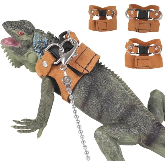 CUSOZWO Bearded Dragon Harness and Leash Set - Cute Lizard Reptile ...
