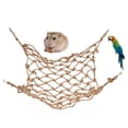 Bird Rope Net Swing Climbing Ladder Parakeet Perch Hammock with 4 Hooks ...