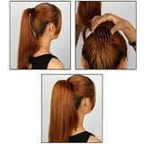 Farfi Insert Hair Clip Easy Attachment Wave Style 2 Colors Insert Hair ...