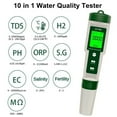 10 In 1 Water Quality Monitor PH/EC/TDS/ORP/H2/Fertile/Salinity/S.G ...