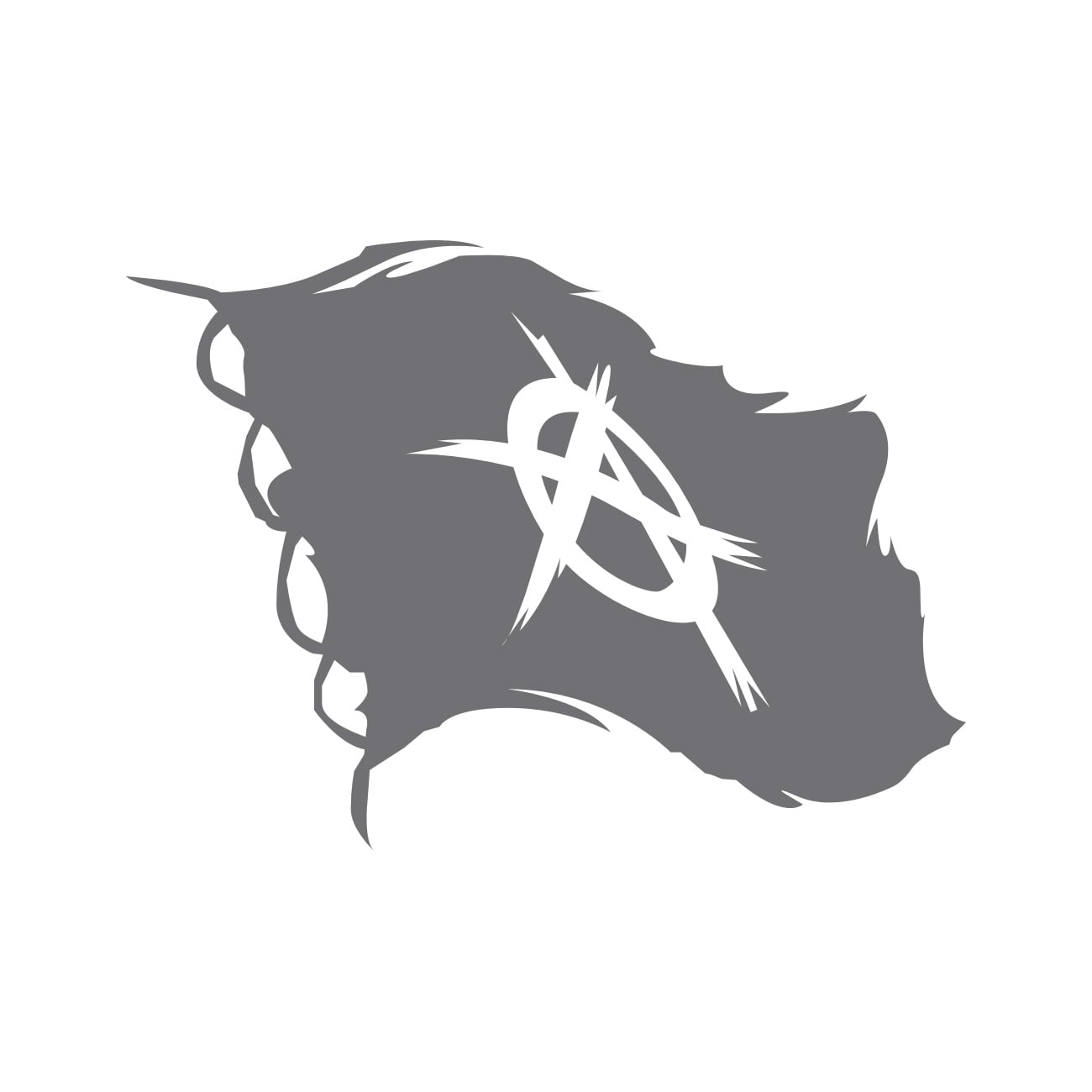 Anarchy Flag Sticker Decal Die Cut - Self Adhesive Vinyl - Weatherproof ...