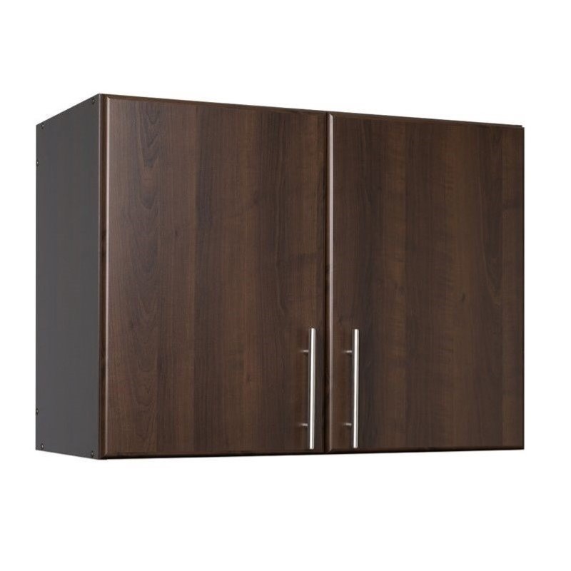 Hawthorne Collections 32" Stackable Wall Storage Cabinet in Espresso ...