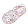 MEZZALL Girls Summer Jelly Sandals Soft Sole Closed Toe Casual Slide ...