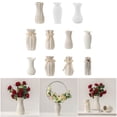 QueMer Rustics Farmhouse Vases Ceramic Flower Vases Decorative Vase for ...