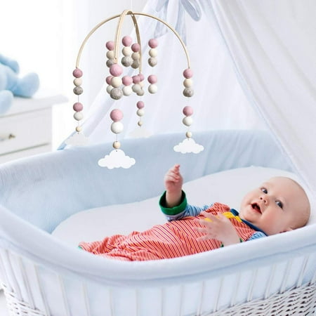 Nordic Felt Bed Bell Baby Bed Mobile Wind Chime bed bell wind Rattle ...