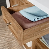 Sauder Craft Pro Series Work Table with Drawers, Sindoori Mango Finish ...