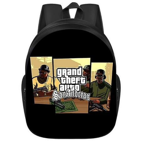 Gta5 Grand Theft Auto Backpack Student School Bag | Walmart Canada