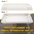 "Kojem RV Refrigerator Vent Cover, White, Heat-Resistant PP Plastic, 25 ...