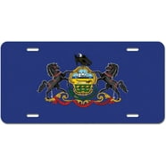 Kentucky State Flag Novelty Metal Vanity License Tag Plate - Walmart.com