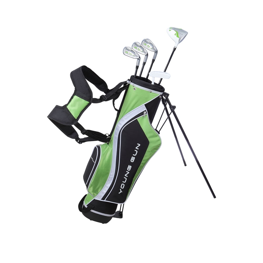 Young Gun SGS V2 Junior golf club Youth Set & bag for kids Green 12-14 ...
