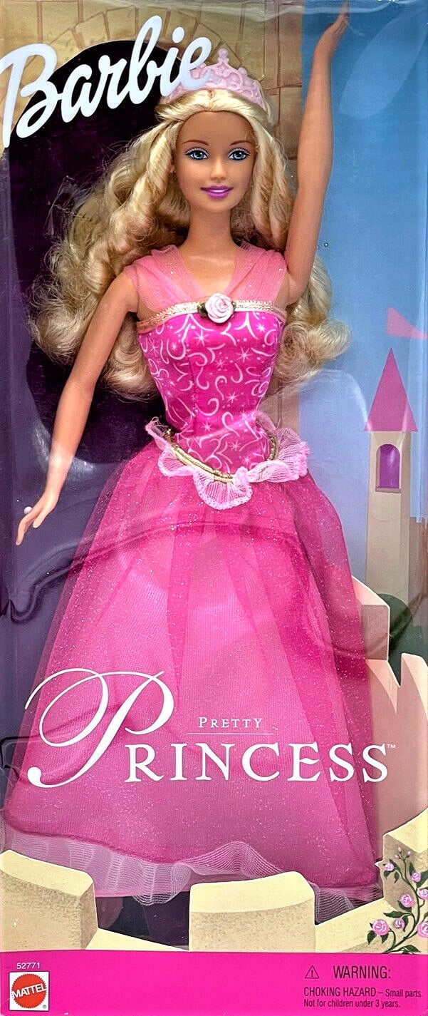 Pretty Princess Barbie Doll 2001 Mattel 52771 - Walmart.com