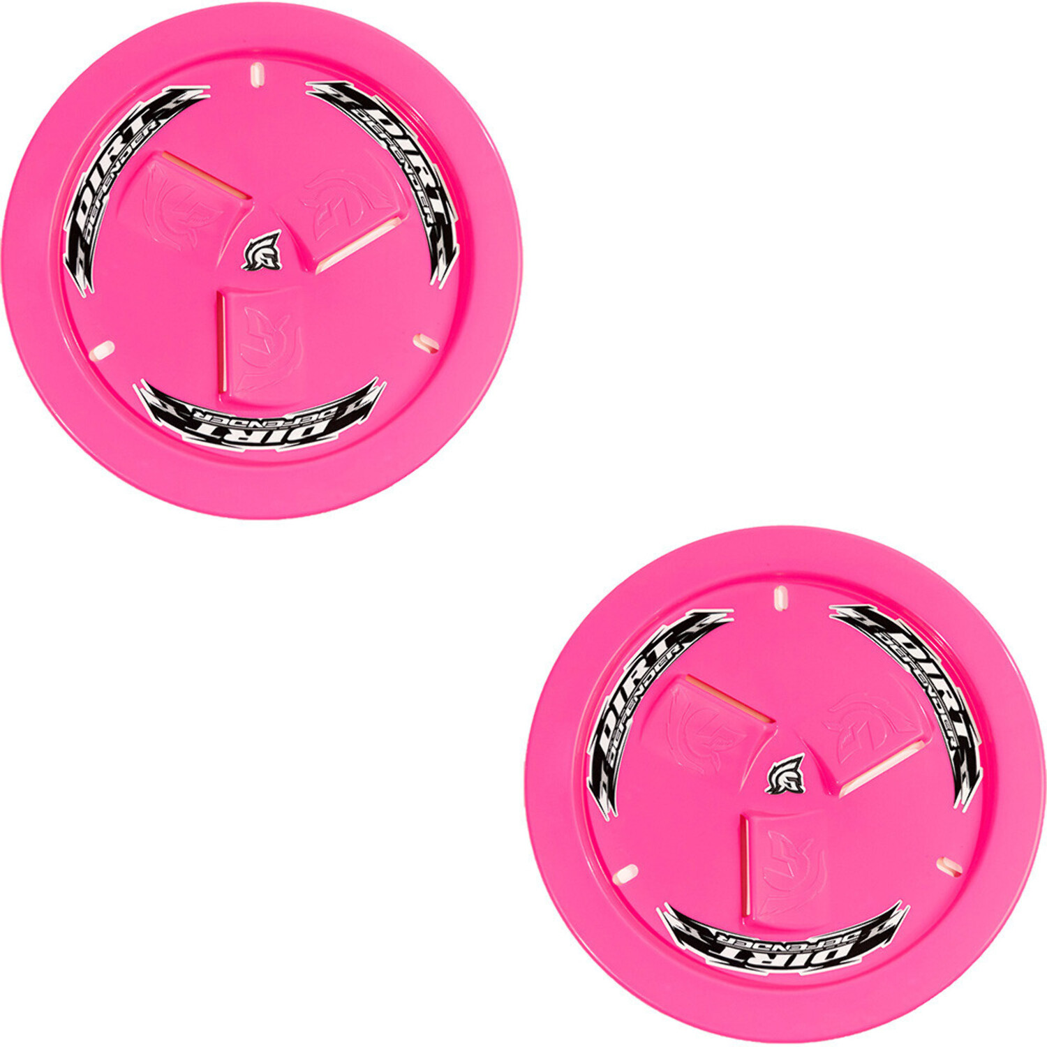 Dirt Defender 15 x 8 Vented Wheel Covers Mud Covers Neon Pink 2 Pack ...