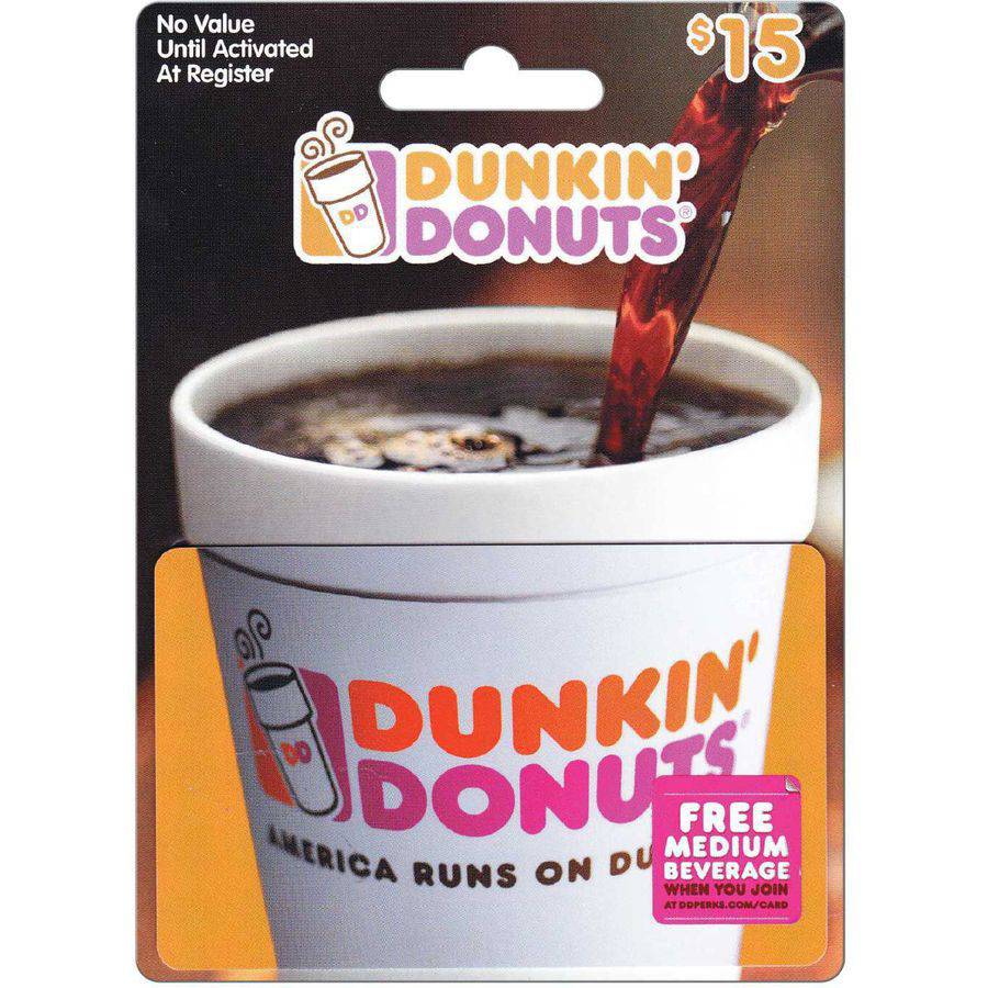 Dunkin Donuts 15 Gift Card Walmart Walmart Dunkin Donuts 15 Gift Card Walmart Walmart