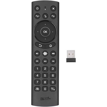 Voice Remote Control, 2.4G Wireless IR Learning Air Remote Mouse with ...