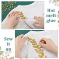 4Pcs 2 Styles Computerized Embroidery Polyester Ornament Accessories ...