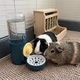 2 In 1 Hamster Cage Mount Water Feeder Bottle Detachable Food Bowl ...